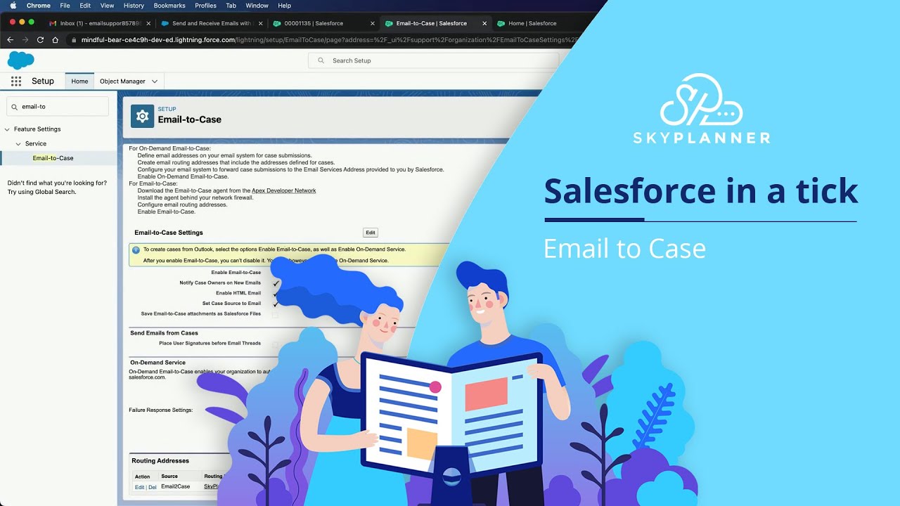 Salesforce Email to Case - YouTube