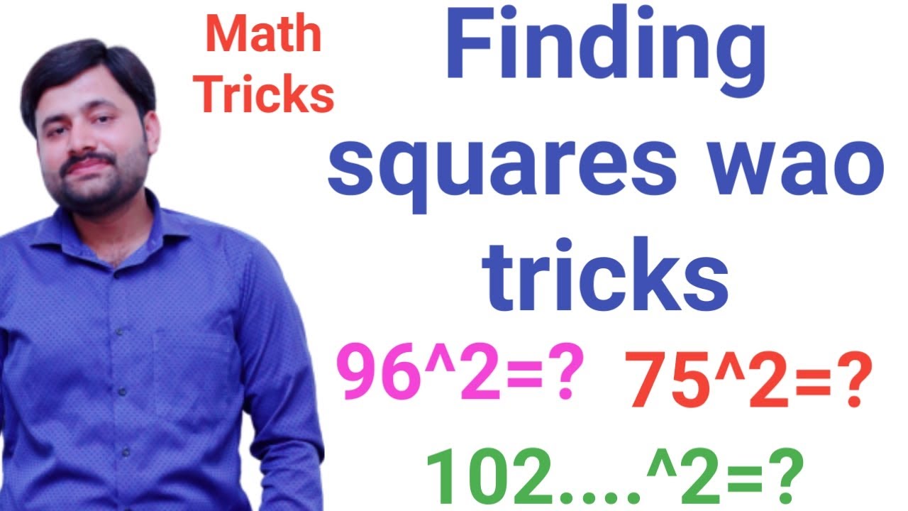 How To Find Square Of A Number Shortly Easy Square Finding Method How To Find Square Of A Number Shortly Easy Square Finding Method