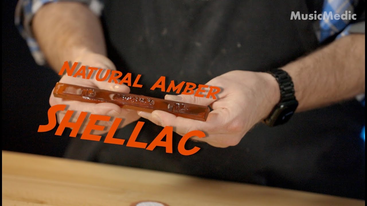 Natural Amber Shellac for Saxophone Pads - YouTube
