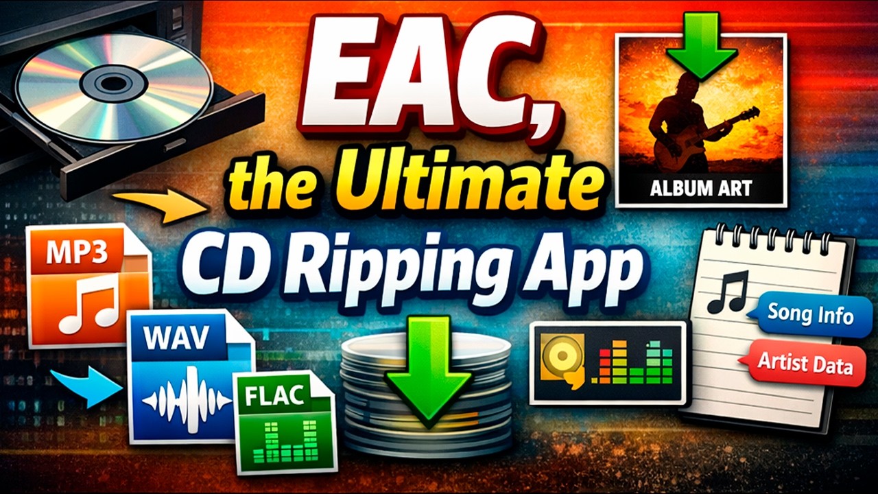 How to Rip CDs Including Metadata with Exact Audio Copy (Fast & Easy ...
