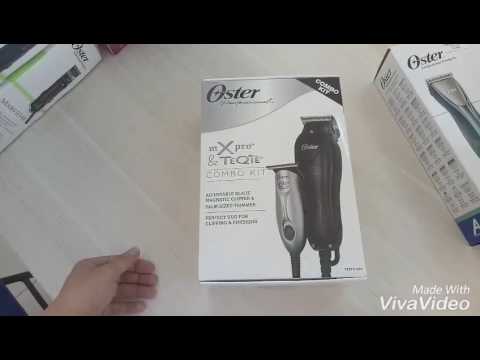 Combo OSter MX Pro và Teqie trimmer - YouTube