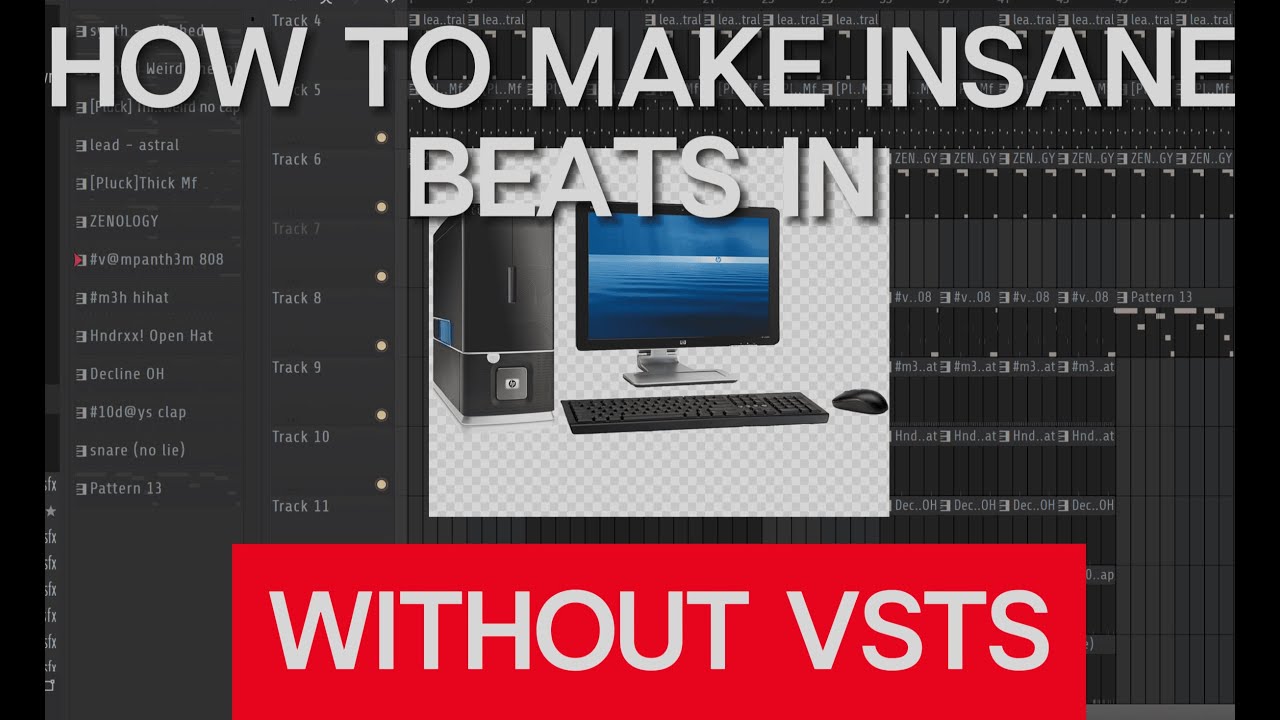 how to speedrun an ambient beat (with default plugins) - YouTube