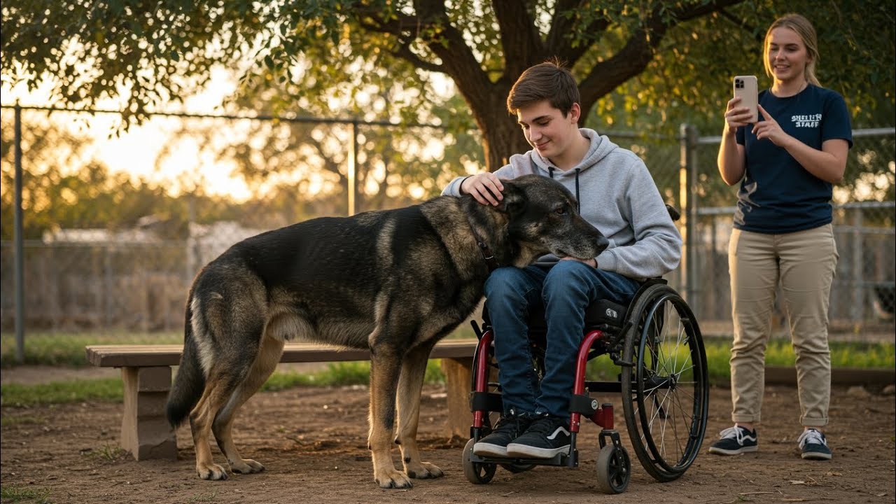 Untrainable Police Dog Meets a Boy in a Wheelchair… What Happened Next ...