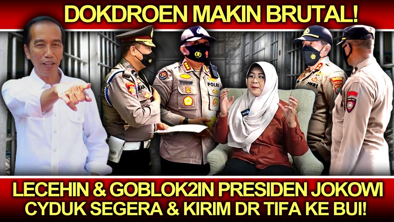 DokDroen Makin Brut4l ️Berani L3cehin & Gobl*k2in Presiden Jokowi ...