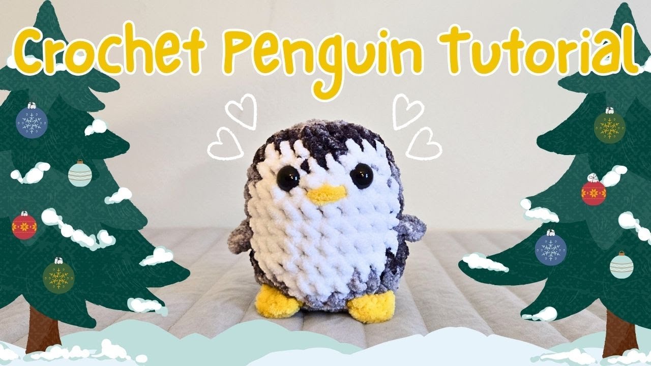 Penguin Crochet Tutorial - YouTube