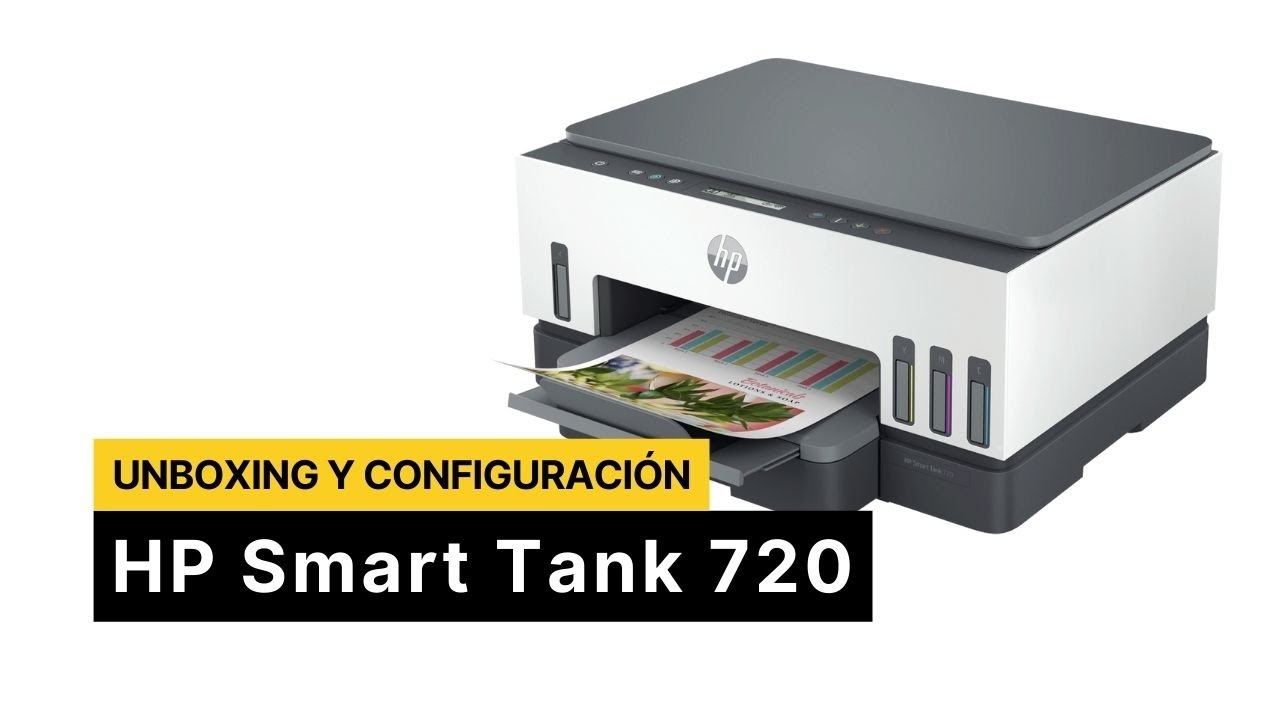 HP Smart Tank 720 | Impresora todo-en-uno | Unboxing y configuración ...