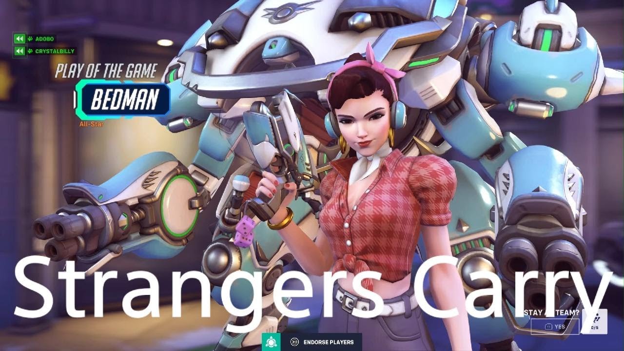 Overwatch 2 S15 Ranked DPS Hollywood Strangers Carry Us - YouTube