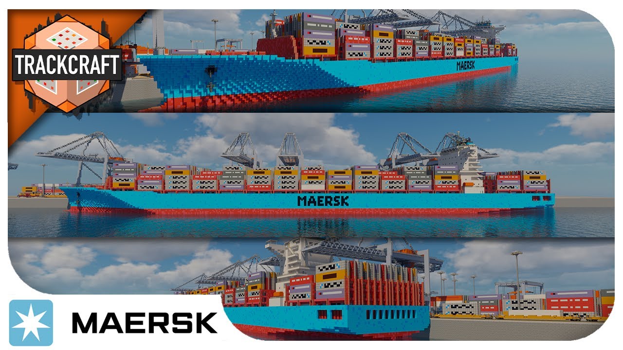 Maersk Ganges Cargo Ship I Rebuild In Minecraft I Timelapse - YouTube