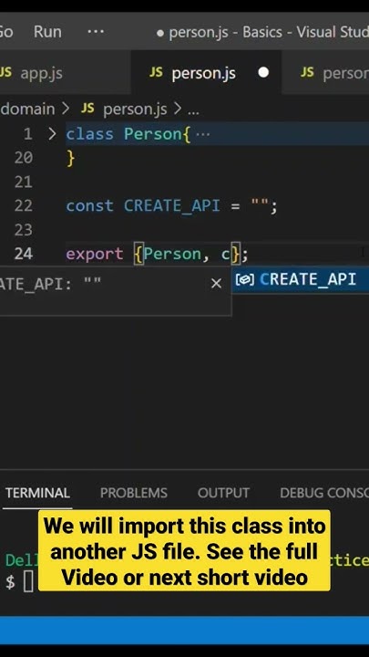 How To Export Class Variables And Functions In Javascript Javascript Coding Codingshortvideo 