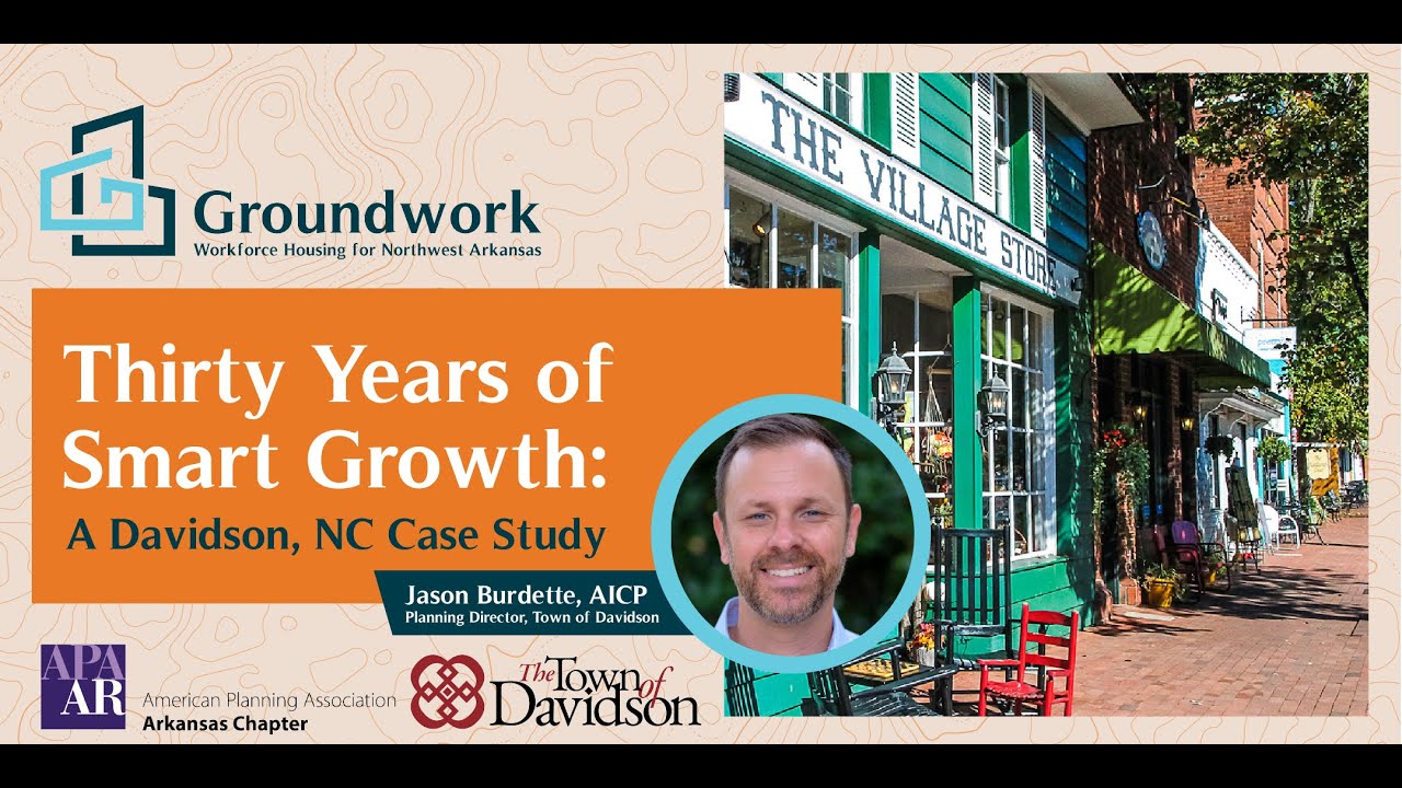 Thirty Years of Smart Growth: A Davidson, NC Case Study - YouTube