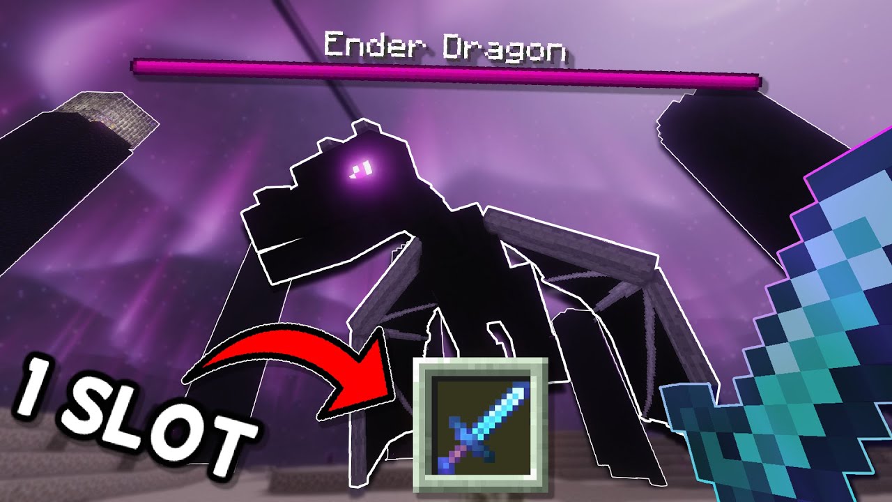 Minecraft, But I Only Have 1 Inventory Slot... - YouTube