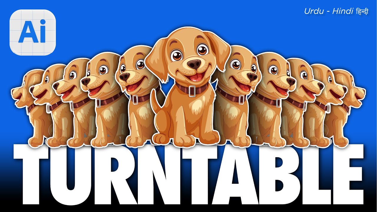 Turntable in Adobe Illustrator - Illustrator’s New Turntable Feature is ...
