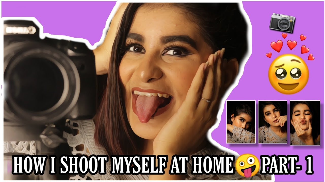 HOW I DO MY PHOTOSHOOT AT HOME PART-1 || MINI STUDIO SETUP📸 ️ - YouTube