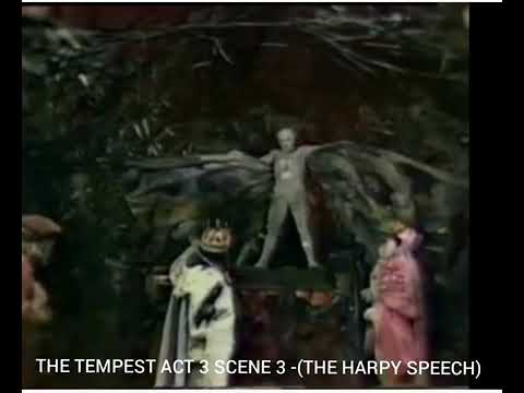 THE TEMPEST ACT 3 SCENE 3 -(THE HARPY SPEECH) - YouTube