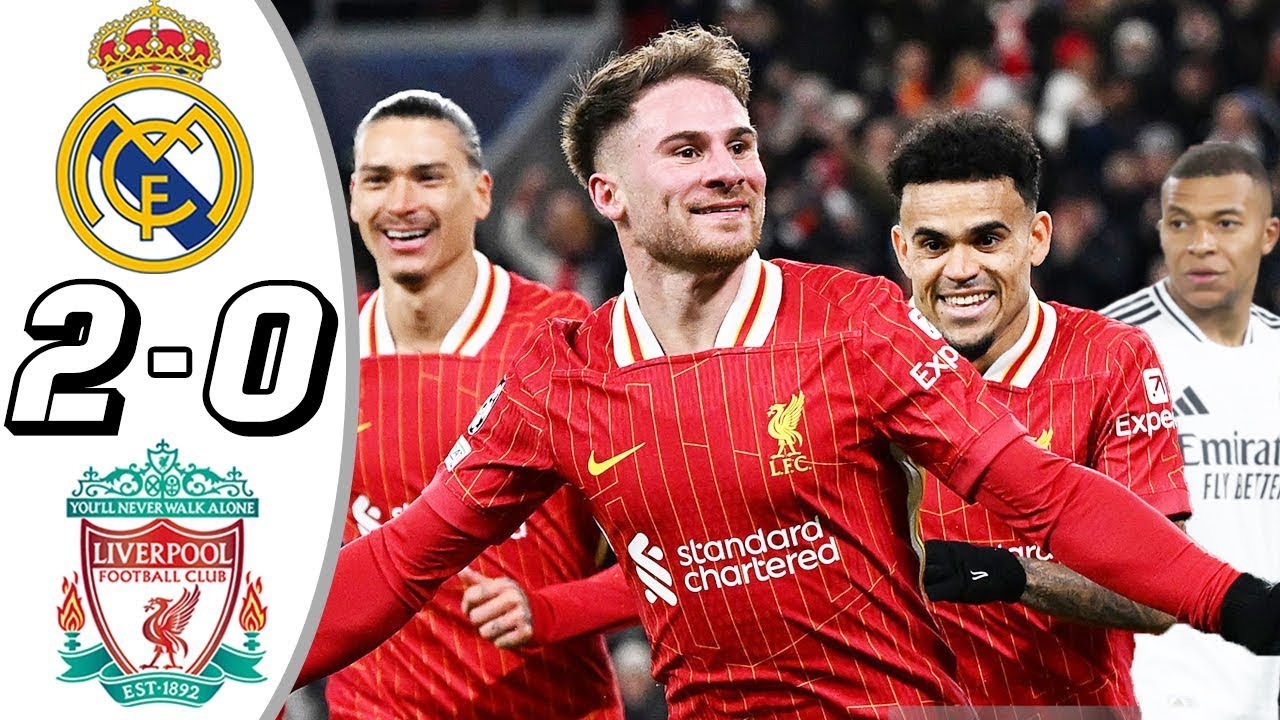 Liverpool vs Real Madrid 2-0 • Liverpool Premier League🔥Highlights ...