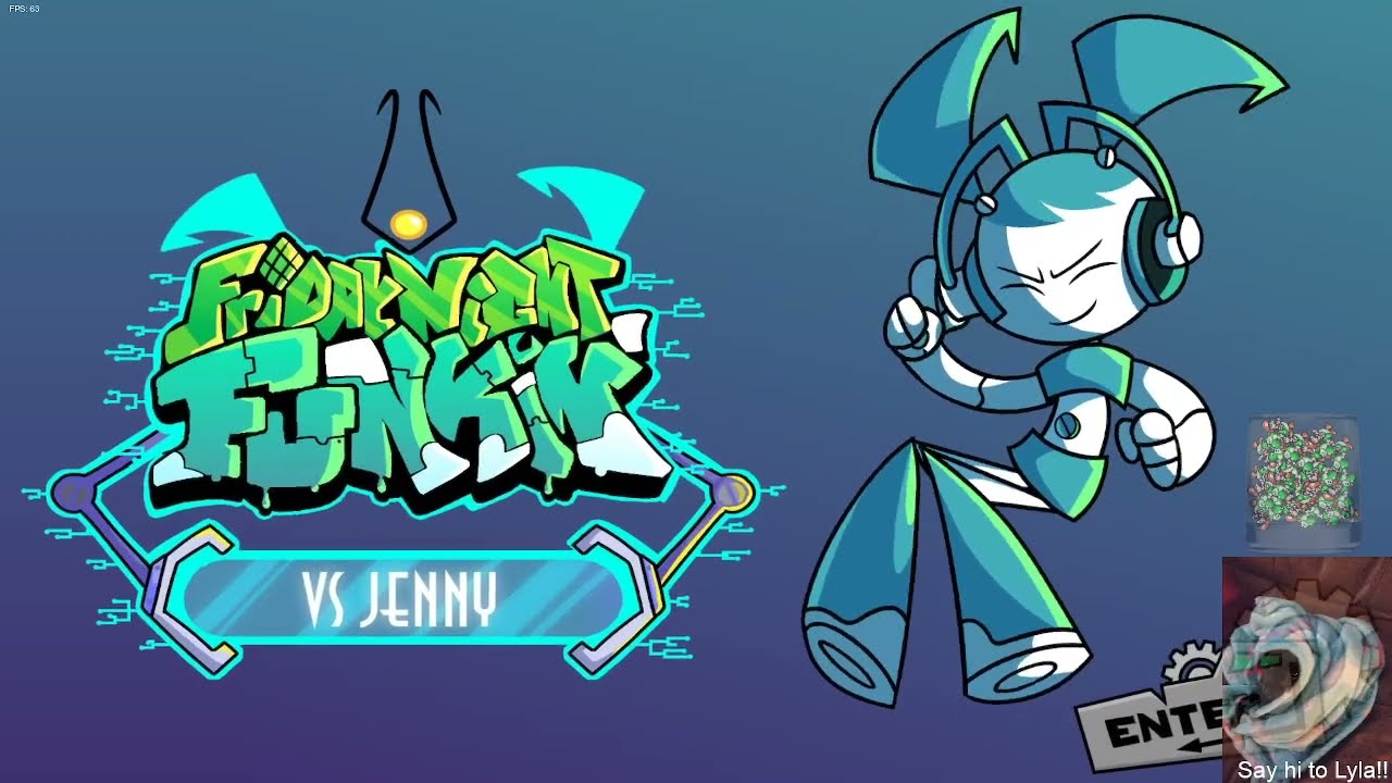 FNF Vs Jenny The Robot! REMATCH! | Friday Night Funkin' [ONE-HANDED ...