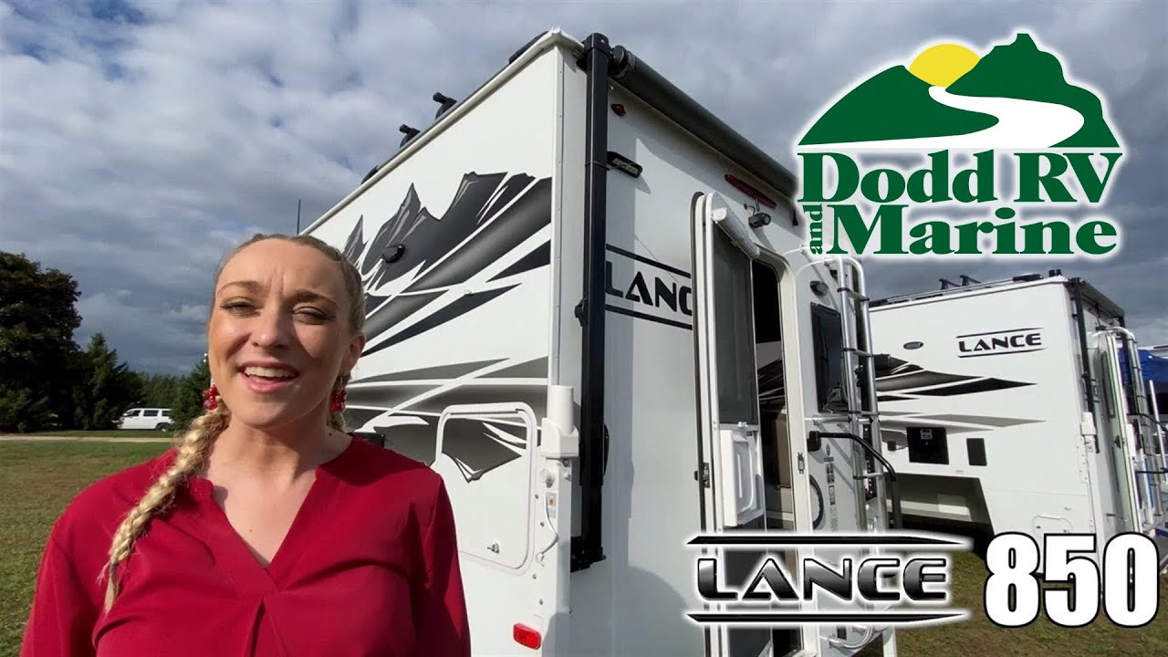 Lance-Lance Truck Camper-850 - by Dodd RV of Portsmouth and Yorktown, Virginia - YouTube