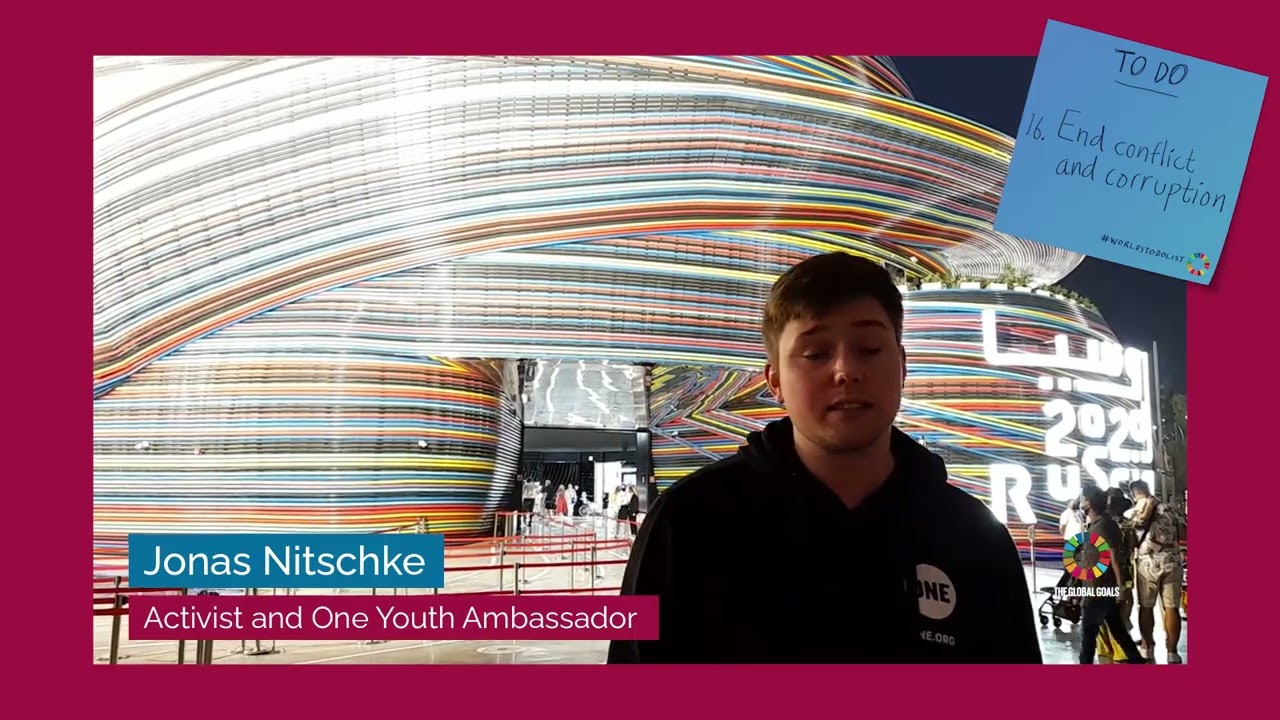 Jonas Nitschke | To-Do List Talk: Achieving Peace, Justice & Strong ...