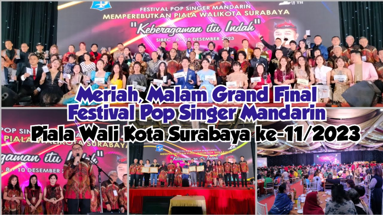 Grand Final Festival Pop Singer Mandarin Piala Wali Kota Surabaya ke-11 ...