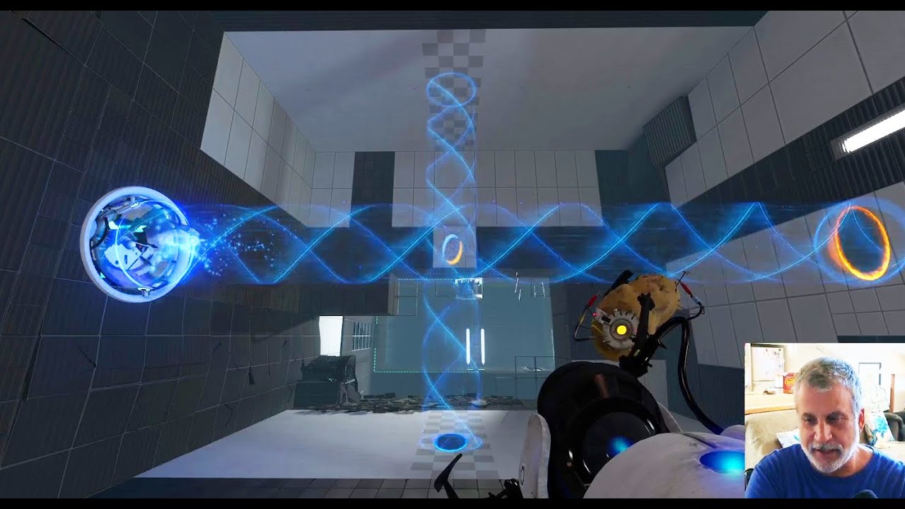 Portal 2 - Learning to use Tractor Beams - YouTube