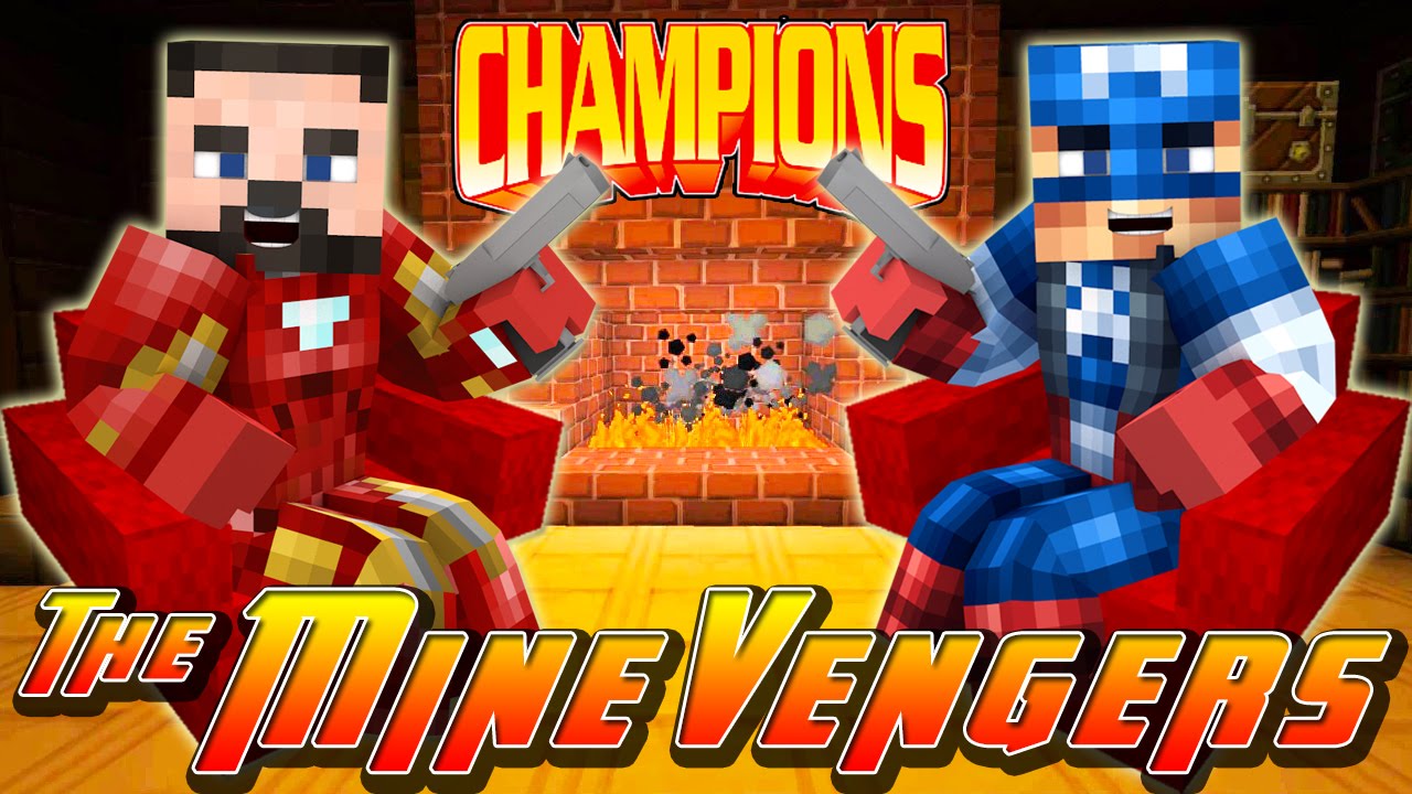Minecraft MineVengers - IRON-MAN AND CAP ARE CHAMPIONS!!! - YouTube