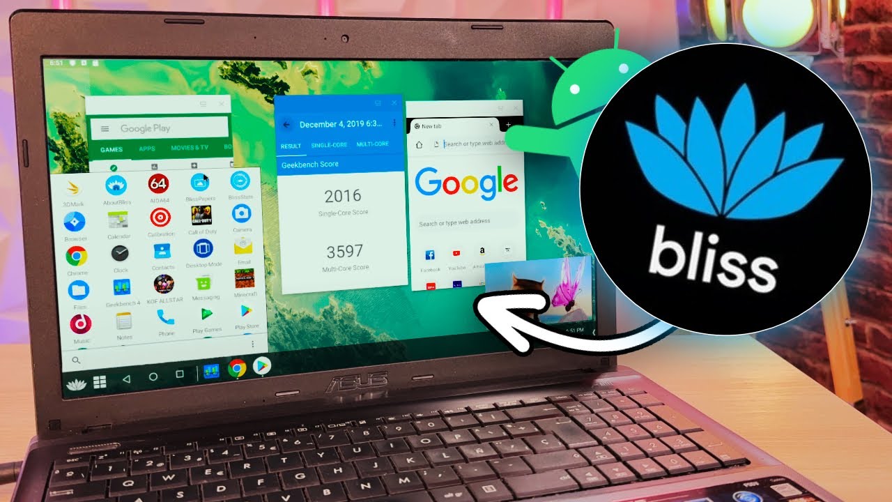 Instalo Android en PC VIEJO con BlissOS ¿Mejor que Windows? - YouTube