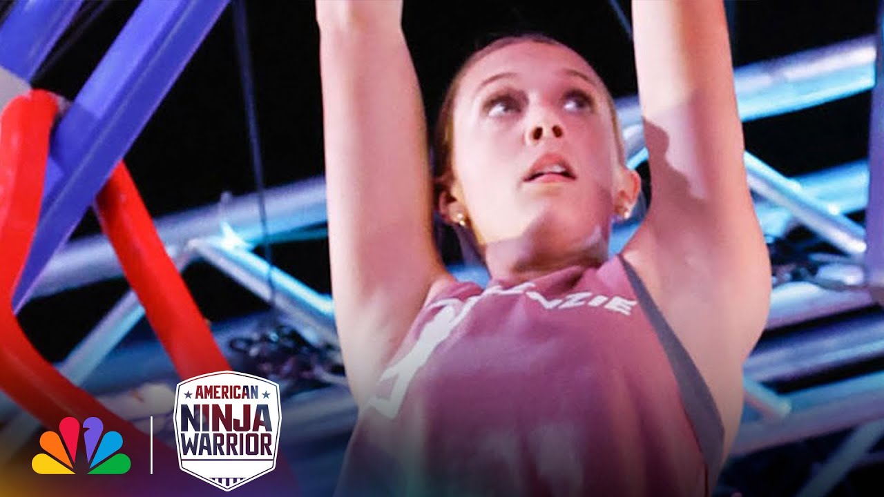 Sixteen-Year-Old Rookie JUST Misses the Grab | American Ninja Warrior ...