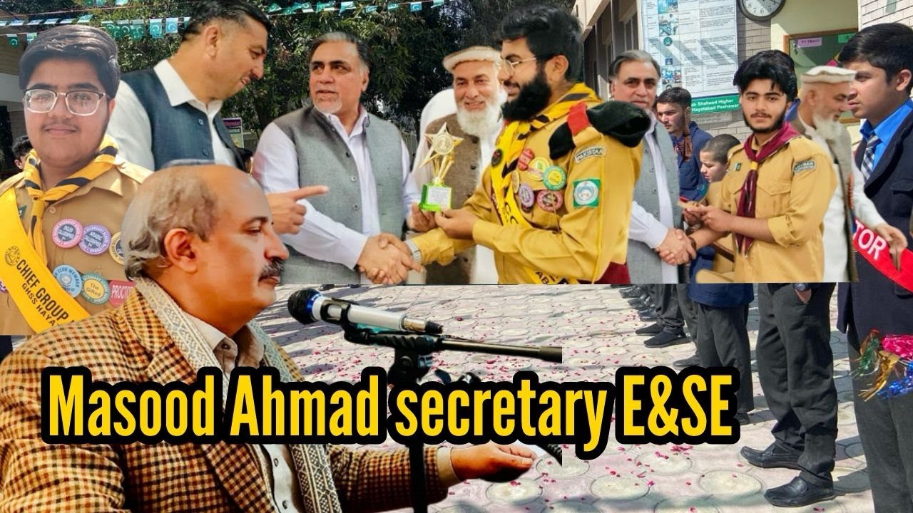 visit of Mr . Masood Ahmad Secretary E&SE Department KPK 👨‍🎓 |muhammad ...