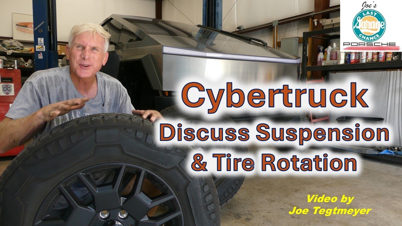 Cybertruck Suspension Discussion & How to do a Tire Rotation - YouTube