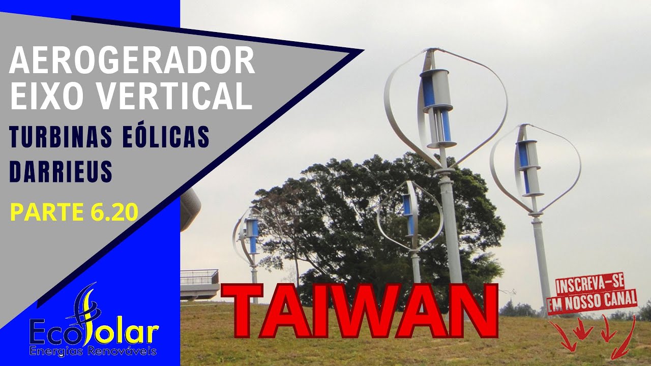 As Turbinas Darrieus - #06.20 - Série Aerogeradores - YouTube