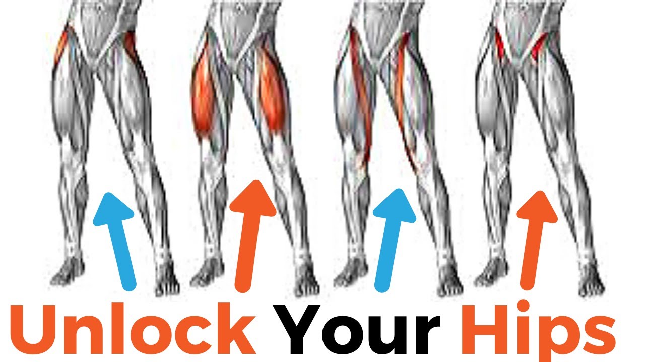 Unlocking Tight Hips - 6 Moves To Unlock Tight Hips - YouTube