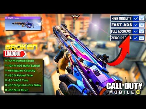 PDW-57 Call of duty mobile Best loadout For PDW // Fast ADS + Max Range ...