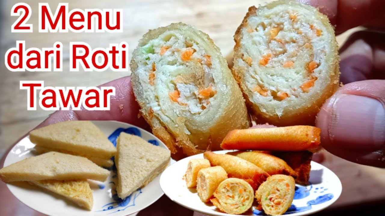 Dua Menu Roti Tawar: Gohyong dan Roti Kukus - YouTube