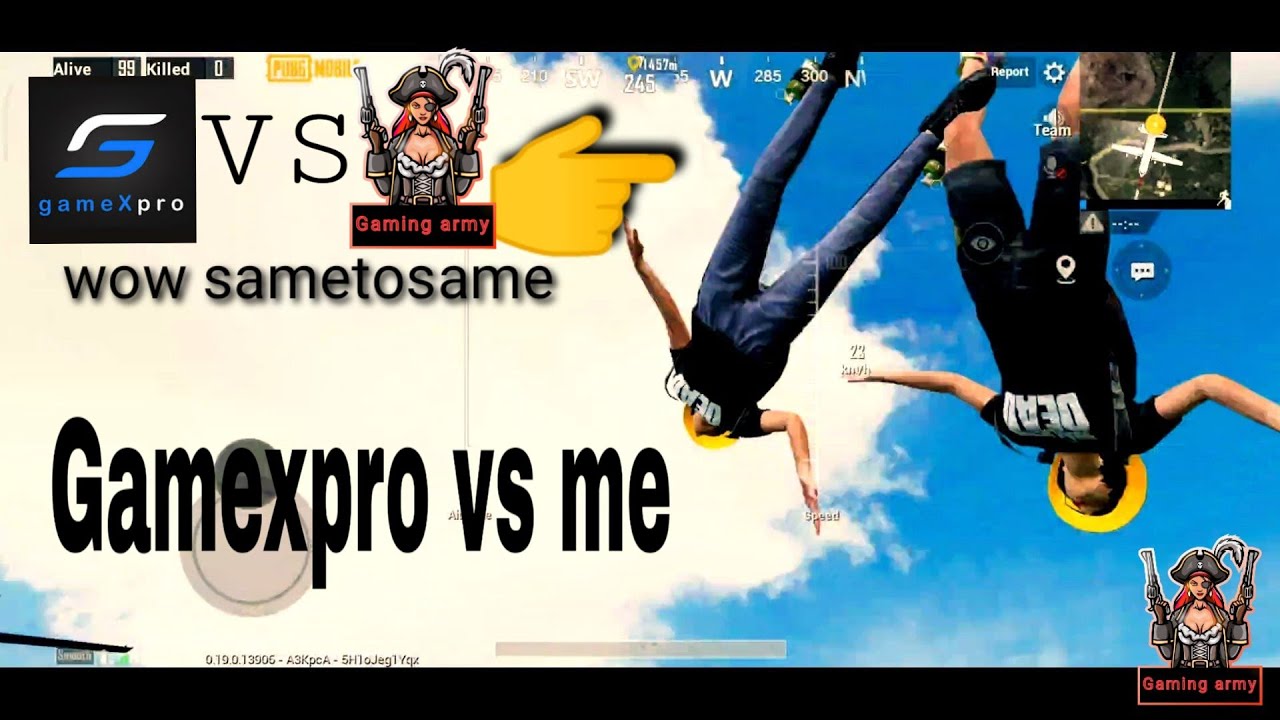 pubg mobile gamexpro vs me gameplay - YouTube