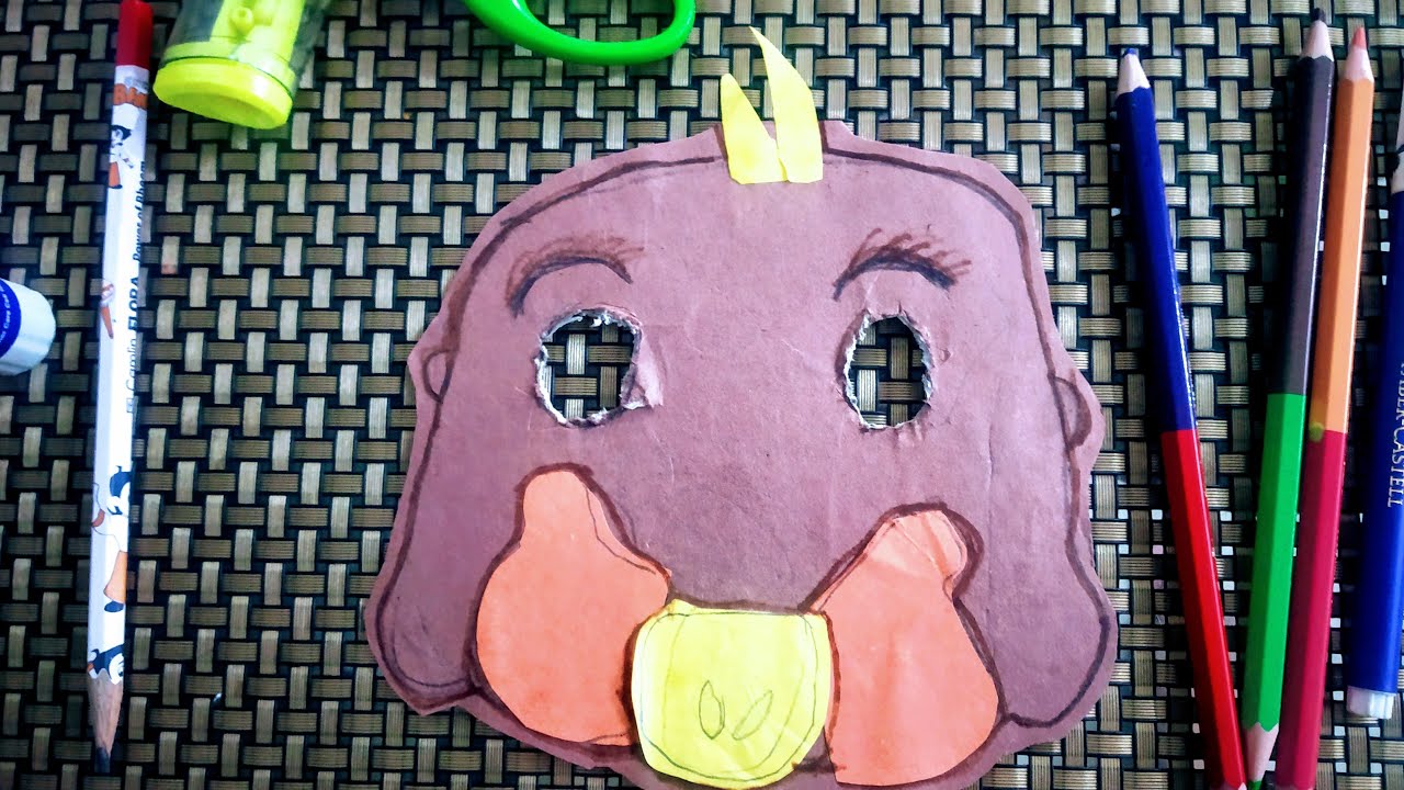 Mole Face Mask Making - DIY - Art & Craft - YouTube