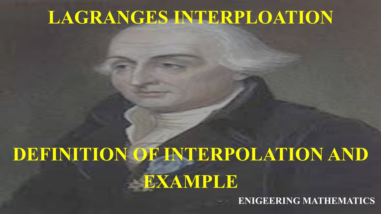 Lagrange's interpolation| Example on Lagrange interpolation| Method of ...