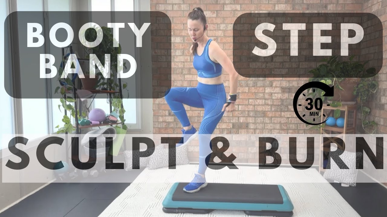 Step & Sculpt for Women 40+ | Booty Band + Bodyweight Burn for Glutes ...