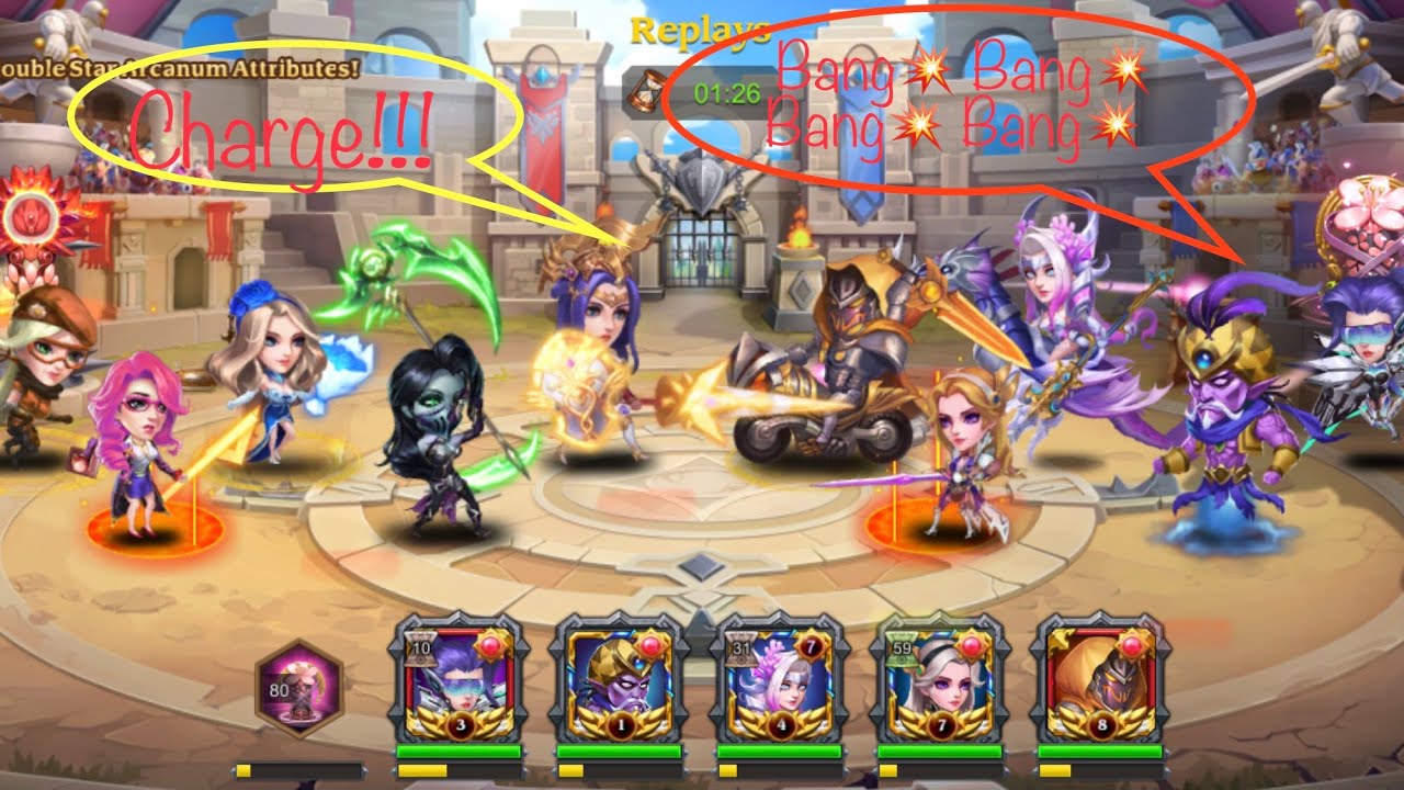 Heroes Charge Totem Elite Bosses, poison one, battle arena - re up ...