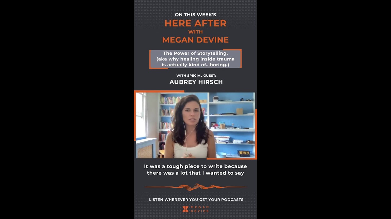 The power of storytelling: illustrator Aubrey Hirsch on Here After with Megan Devine - YouTube