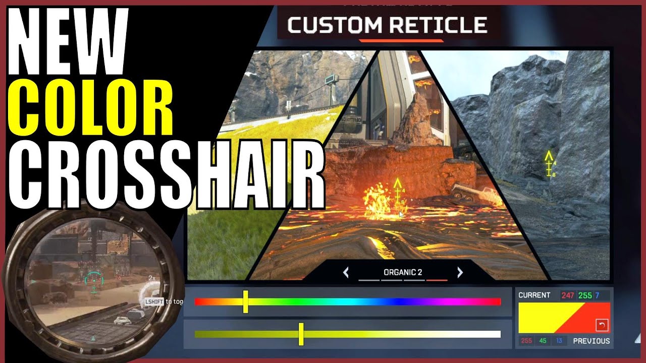 How To Change Crosshair Reticle Color In Apex Legends | New Raiders ...