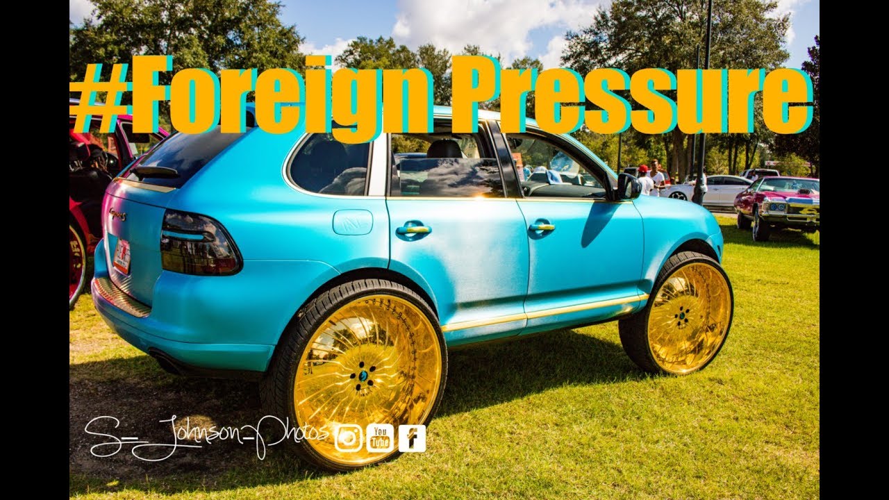 Pearl Matte, Gold Forgi, BIG RIMS: Porsche Cayenne on Forgiato Wheelsin ...