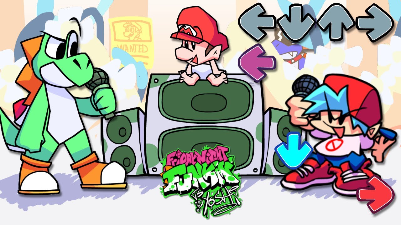 PghLFilms Meets Yoshi in Friday Night Funkin' - YouTube