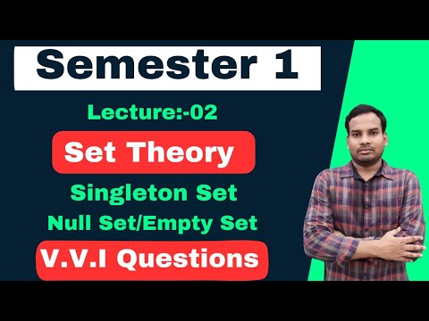 Introduction Of Set Theory | Singleton Set | Graduation Semester 1 ...