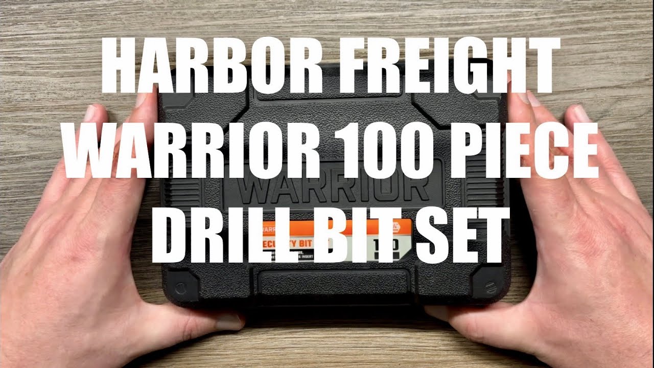 Harbor Freight Warrior 100 Piece Drill Bit Set Review - YouTube