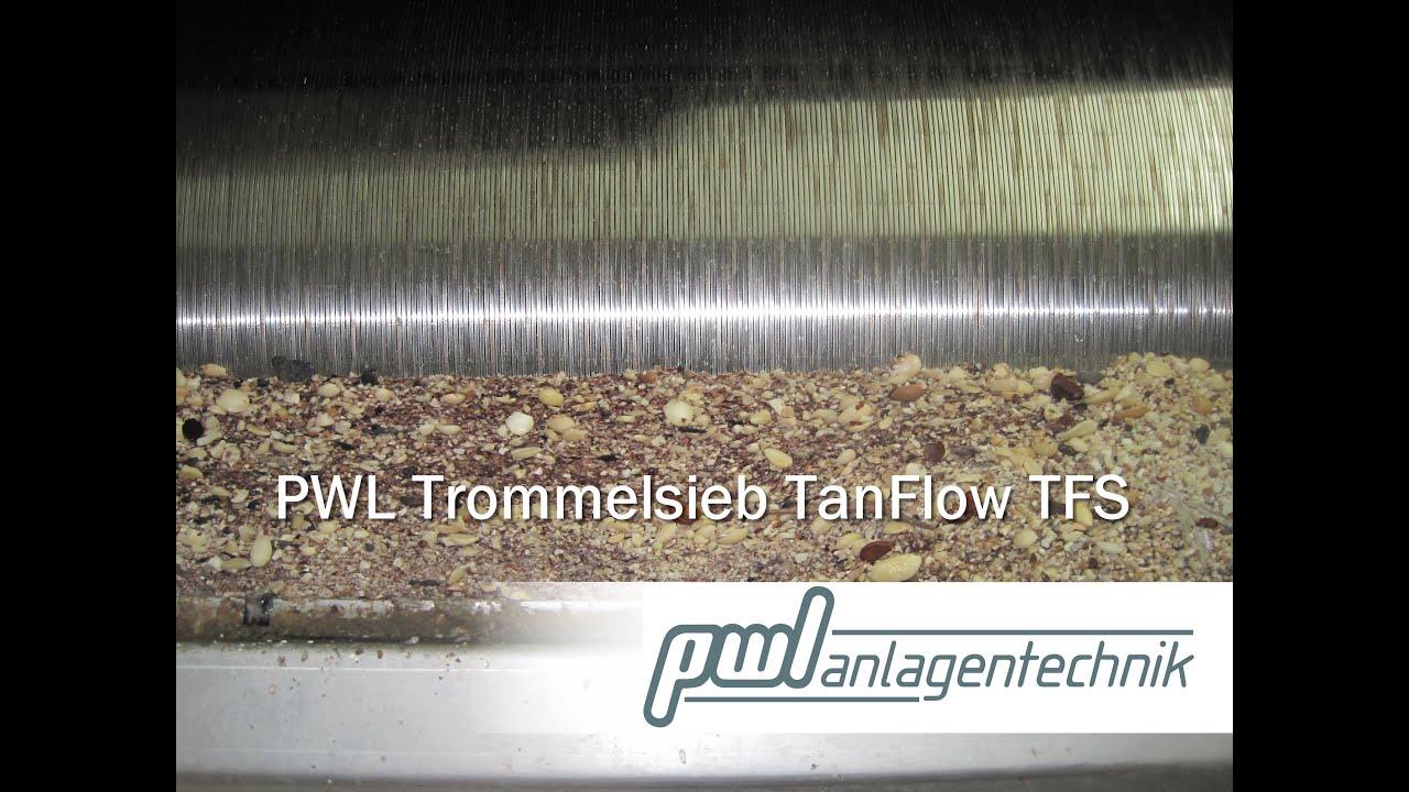 Rotary Drum Screen TanFlow TFS by PWL at sugar processing plant - YouTube