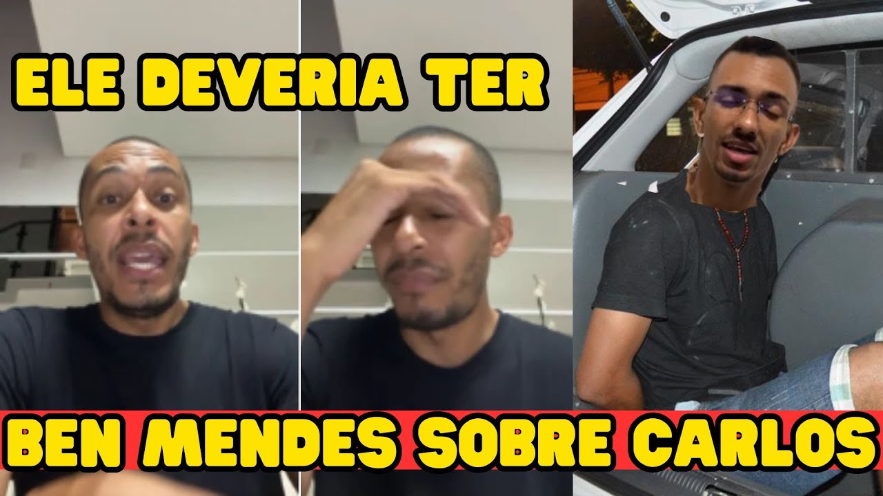 BEN MENDES FALA SOBRE CARLOS SANTOS E REPORTAGEM EM QUE ELE FOI PRESO ...