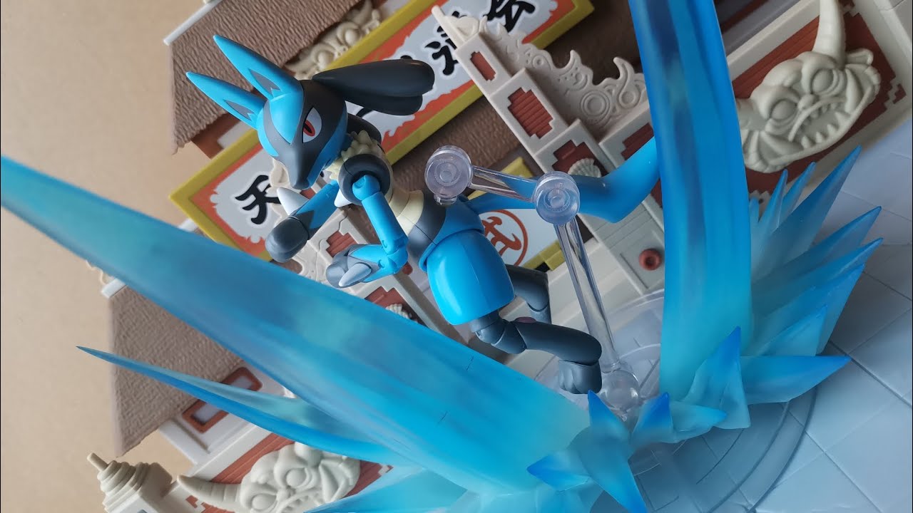 Lucario - Pokemon Select Figure - Unboxing and Review with Za Grand Cat ...
