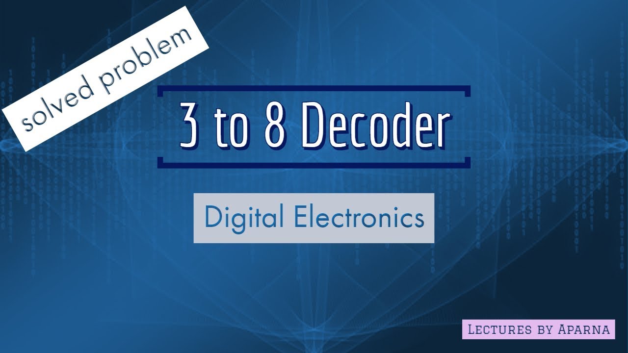 GATE questions for ECE | Digital Electronics | Decoders - YouTube