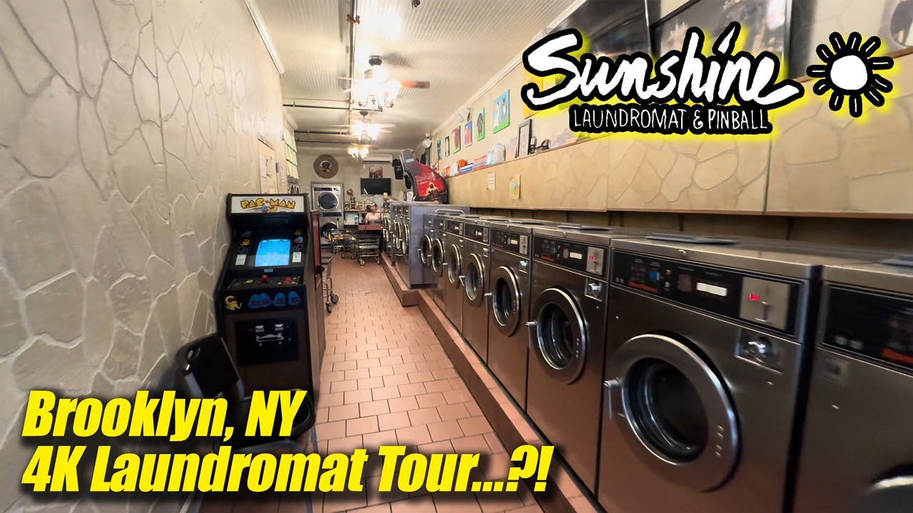 You WON'T BELIEVE what's HIDING in this Brooklyn laundromat! Sunshine Laundromat tour, October ...