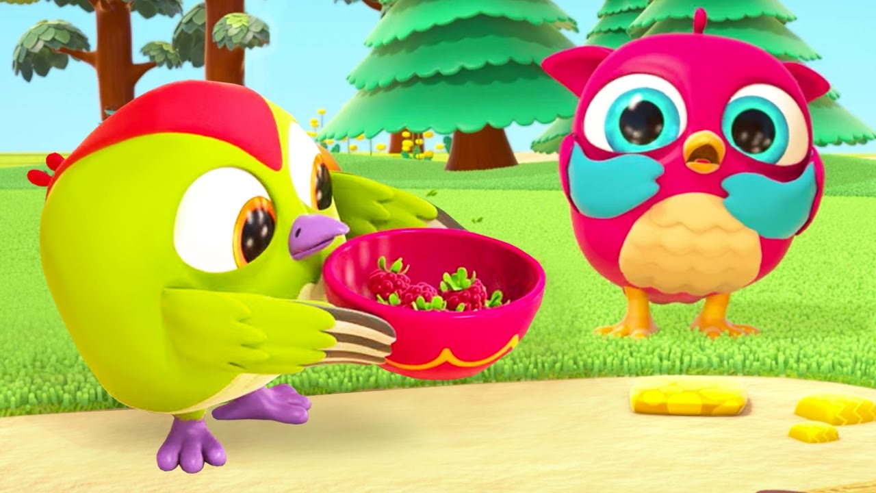 Peck Peck & Hop Hop Full Episodes | Baby Cartoons | Baby Birds Pretend ...